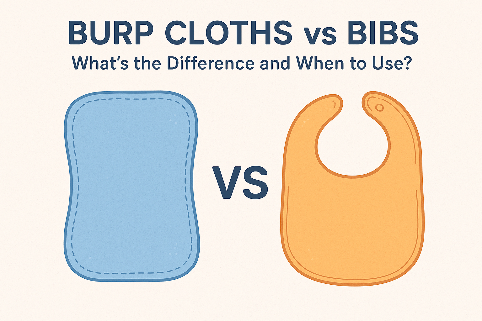 Burp Cloths vs Bibs – What’s the Difference and When to Use ...