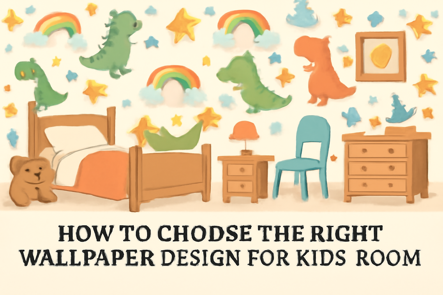 How to Choose the Right Wallpaper Design for Kids’ Room – LittleBird India