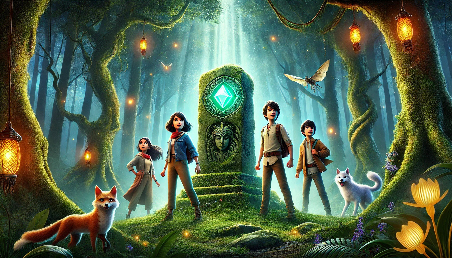 Whispering Woods: The Adventure of Four Brave Friends – LittleBird India