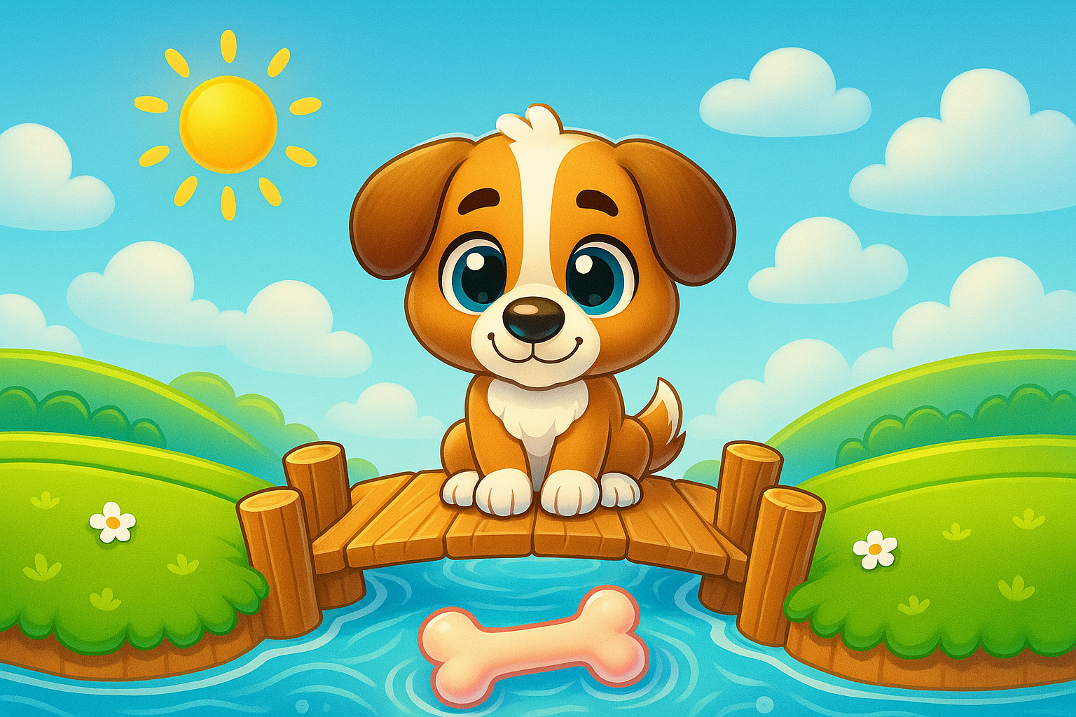The Story of the Greedy Dog – A Moral Tale for Kids – LittleBird India